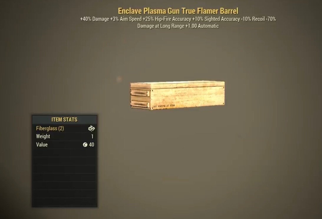 Fallout 76 Enclave Plasma Gun True Flamer Barrel Mod Xbox - Etsy