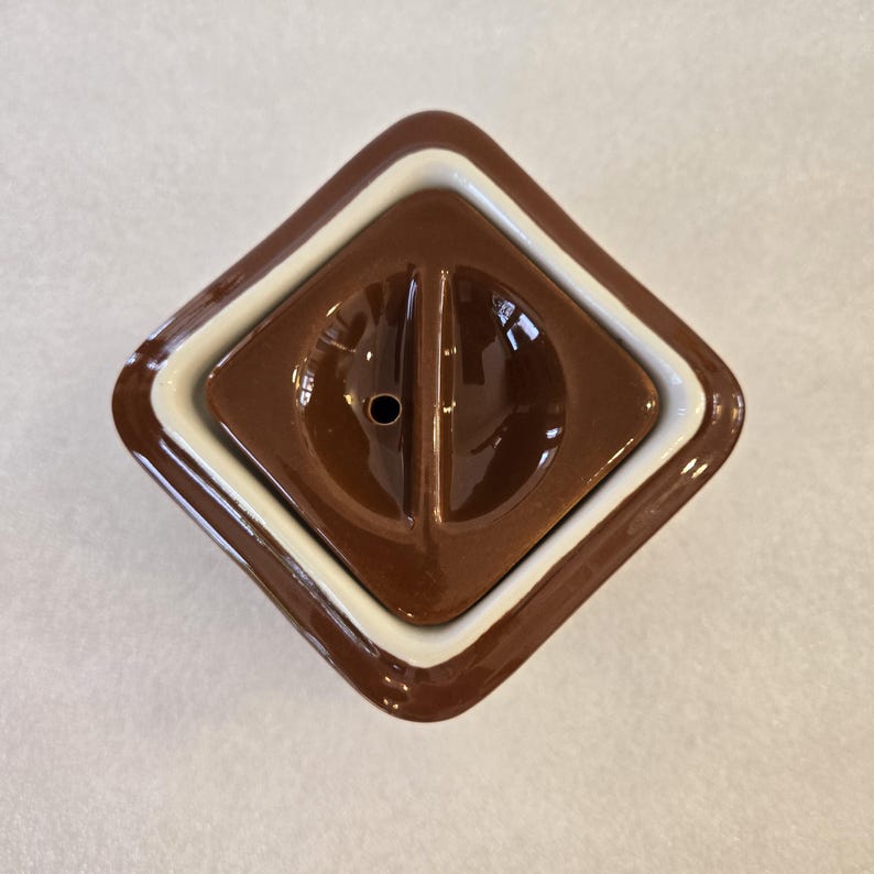 1940s–1950s Vintage Hall China, Individual- Serving | Brown Square ...