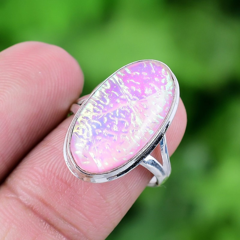 Pink Statement Ring - Etsy