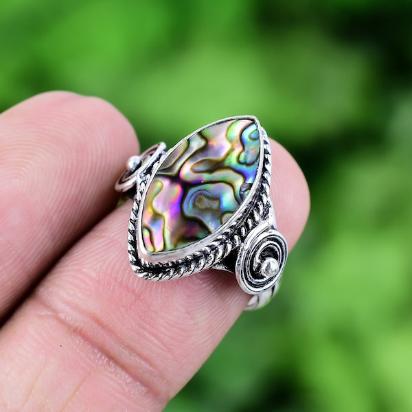 Abalone Ring - Etsy