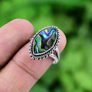 Abalone Ring - Etsy