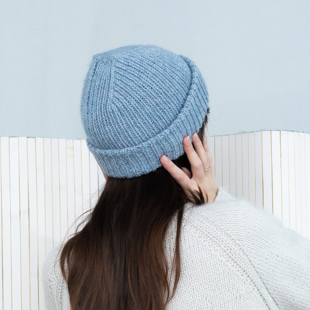 Daybreak Hat Knitting Pattern: Ribbed 1x1 Unisex Beanie (english PDF ...