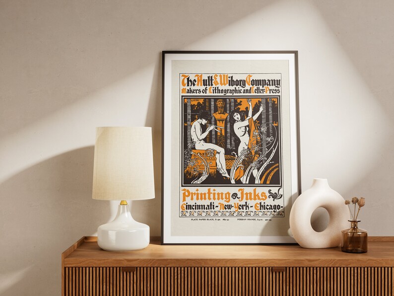 Vintage Advertising Wall Art Poster, Printable Antique 1900s Old ...