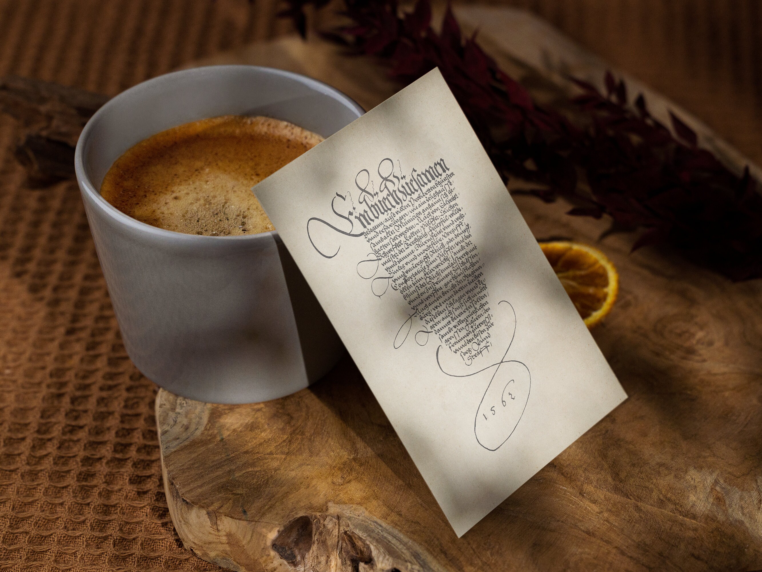 16th Century Antique Manuscript Wall Art, Printable 1500s Medieval Old ...