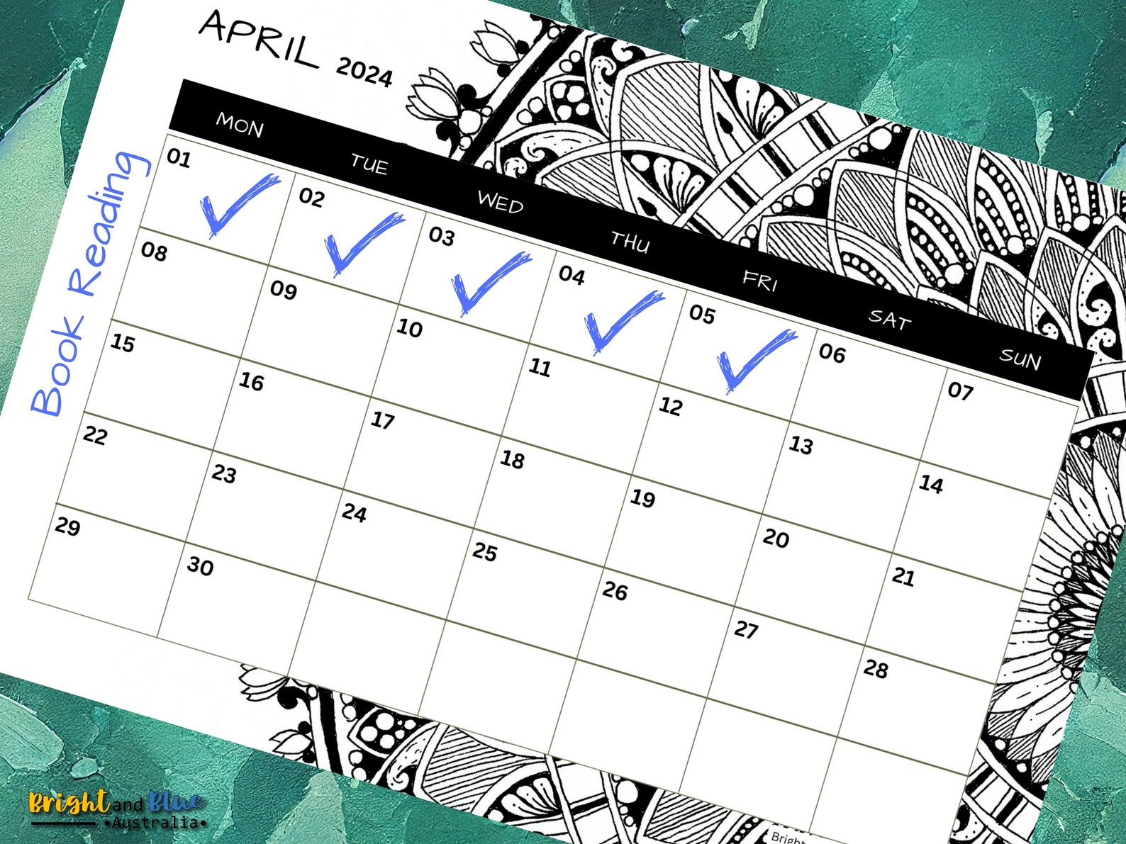 Printable 2024 Calendar in A3 Size to Schedule Your Tasks, With Hand ...