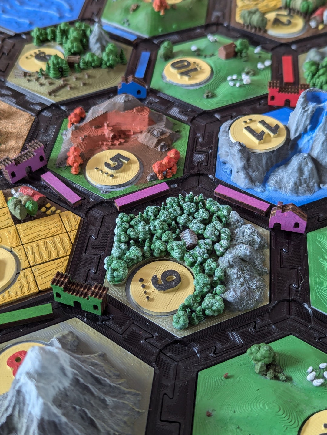 Settlers of Catan Game Pieces - Etsy