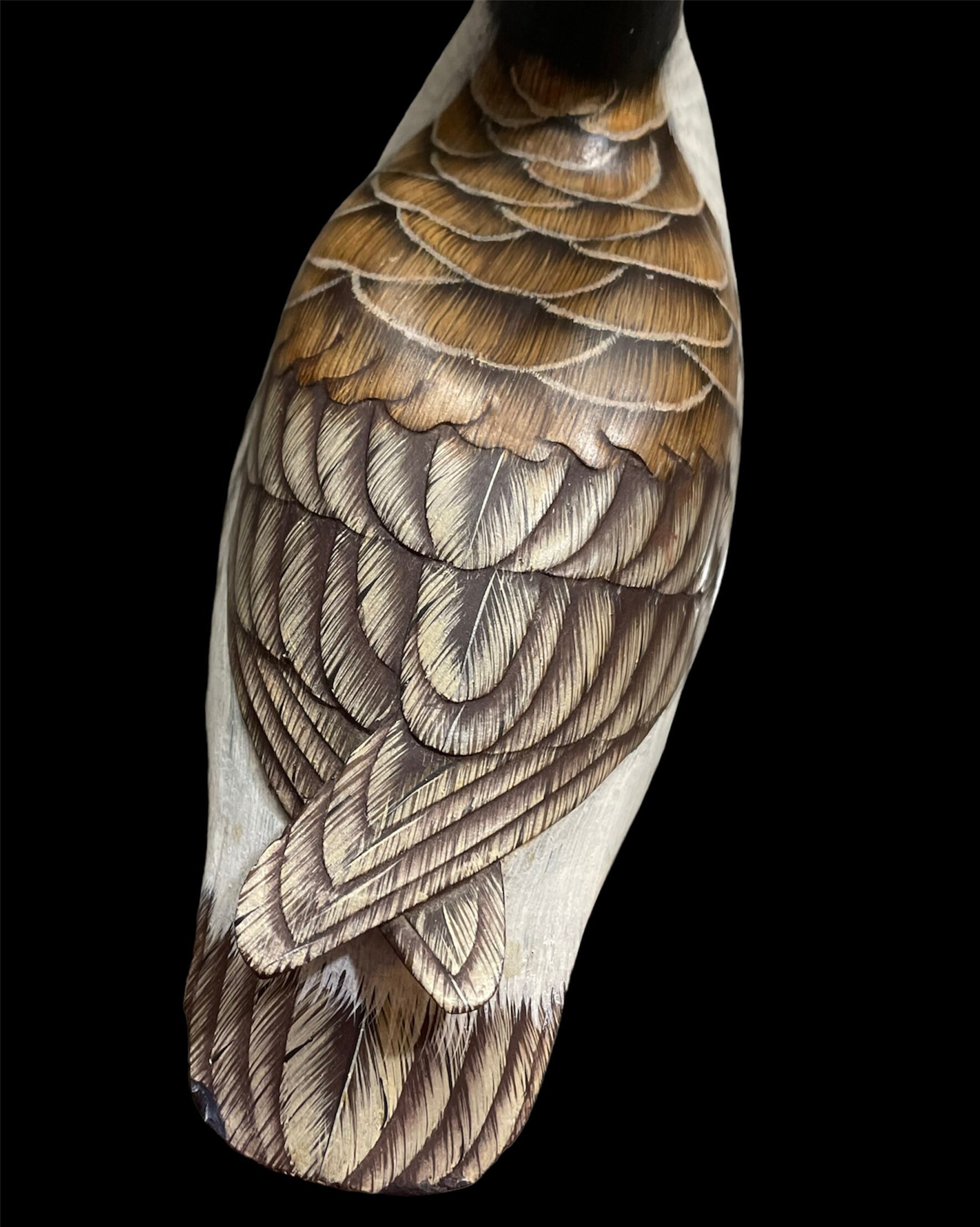 Rare Vintage Casey Canada Goose Signed Wood Carving Decoy Canadian ...