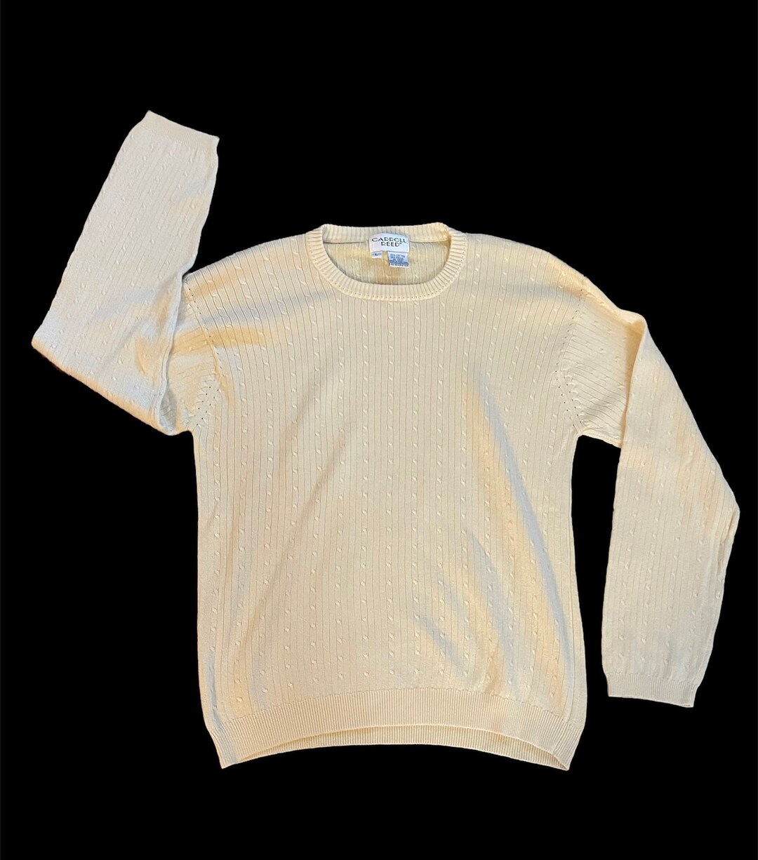 Vintage Carroll Reed Size Large Women Long Sleeve Sweater - Etsy