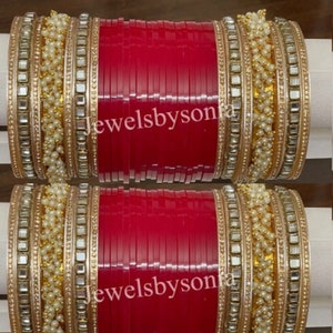 Traditional Chura Choora Bridal Choora Chooda Punjabi Bride Sikh Bride ...