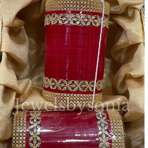 Handmade American Diamond Pink Bridal Chura Punjabi Chuda - Etsy