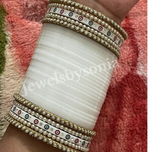 Traditional Indian Wedding Bridal Chura High Quality AD Punjabi Set ...