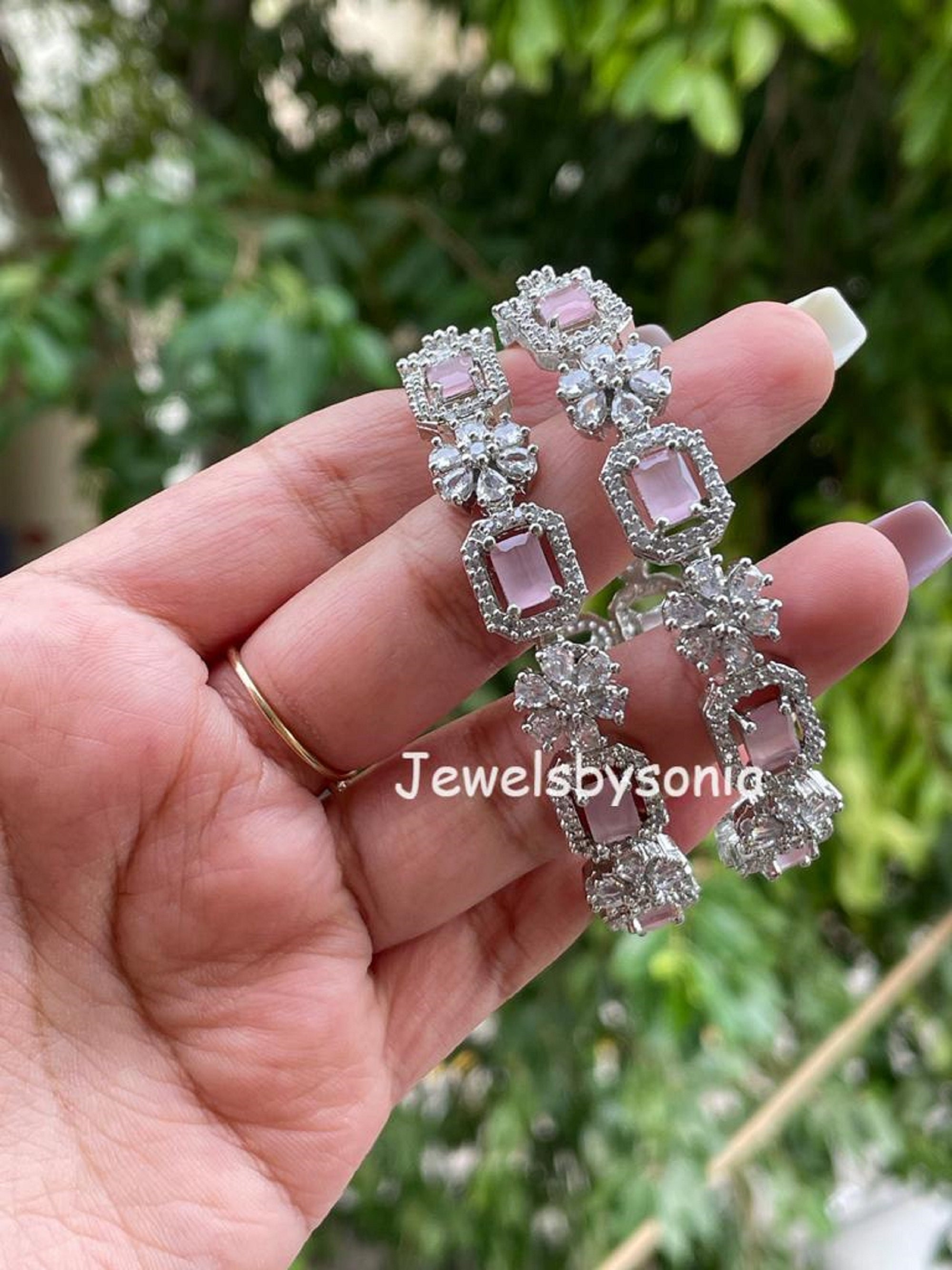 Diamond Bangles Indian Jewellery