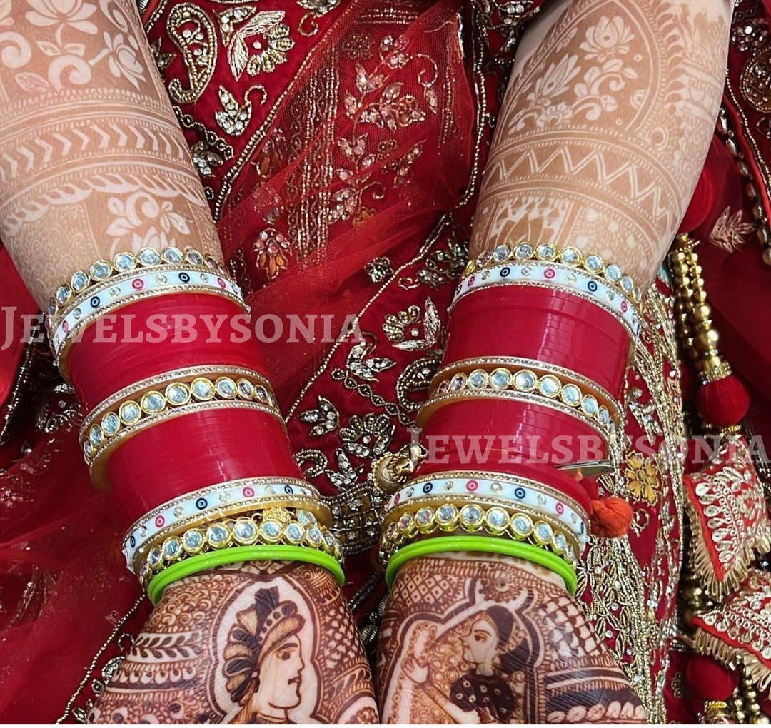 Traditional Chura Choora Bridal Choora Chooda Punjabi Bride Sikh Bride ...