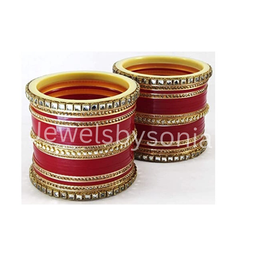 Bridal Chura Indian Wedding Choora Designer Chooda Punjabi Bridal Chura ...