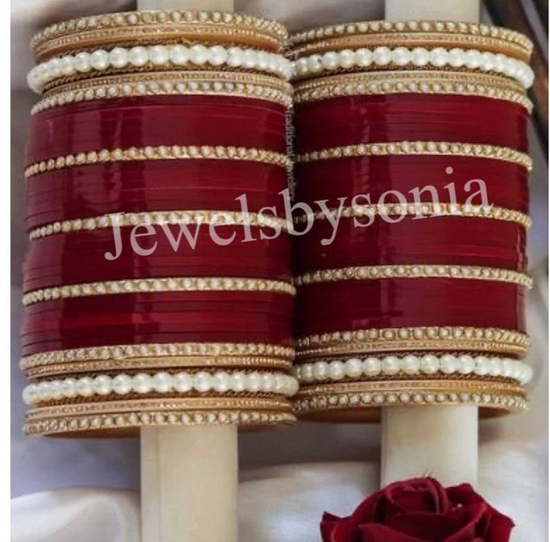 Punjabi Choora Indian Bangles Set Traditional Chooda Newly - Etsy