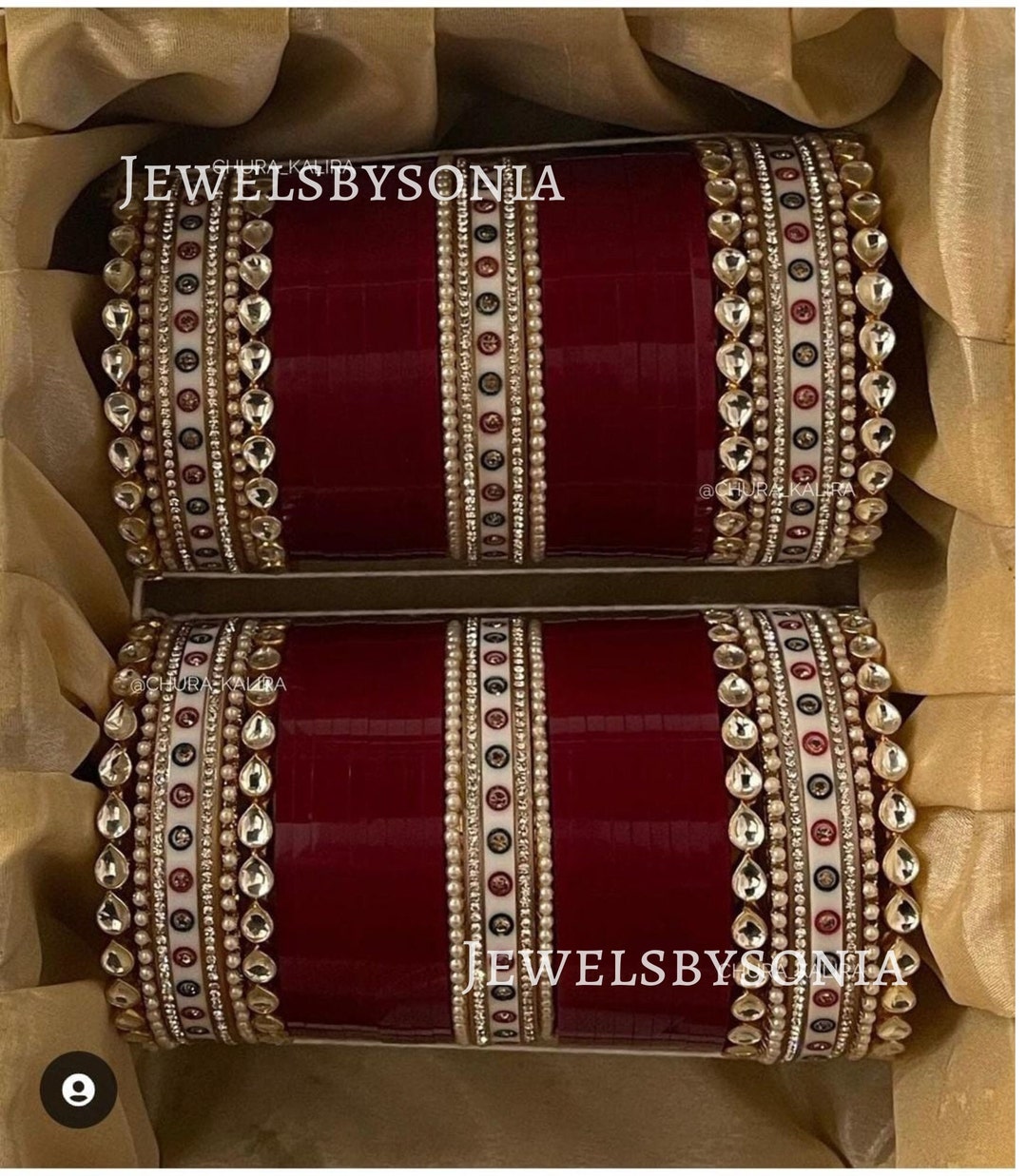 Punjabi Choora Bridal Chura Indian Bangles Set Traditional - Etsy