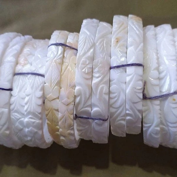Shell Bangles - Etsy