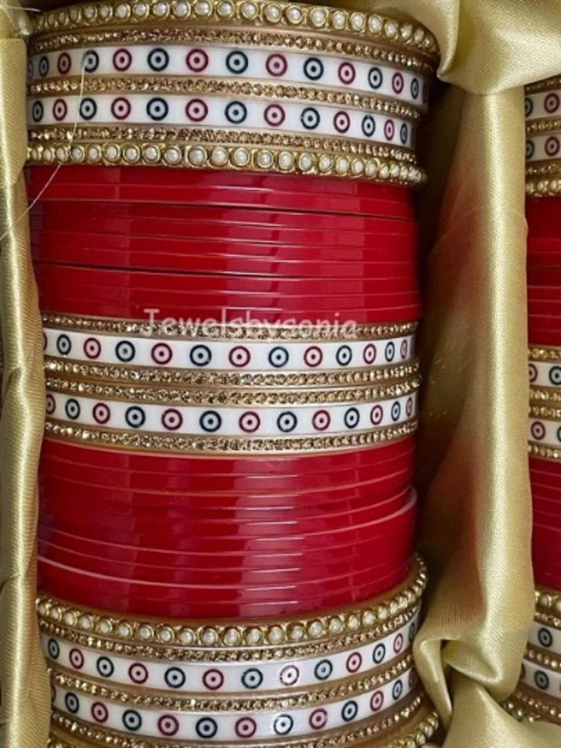 Bridal Chura Traditional Maroon Chura Indian Wedding - Etsy