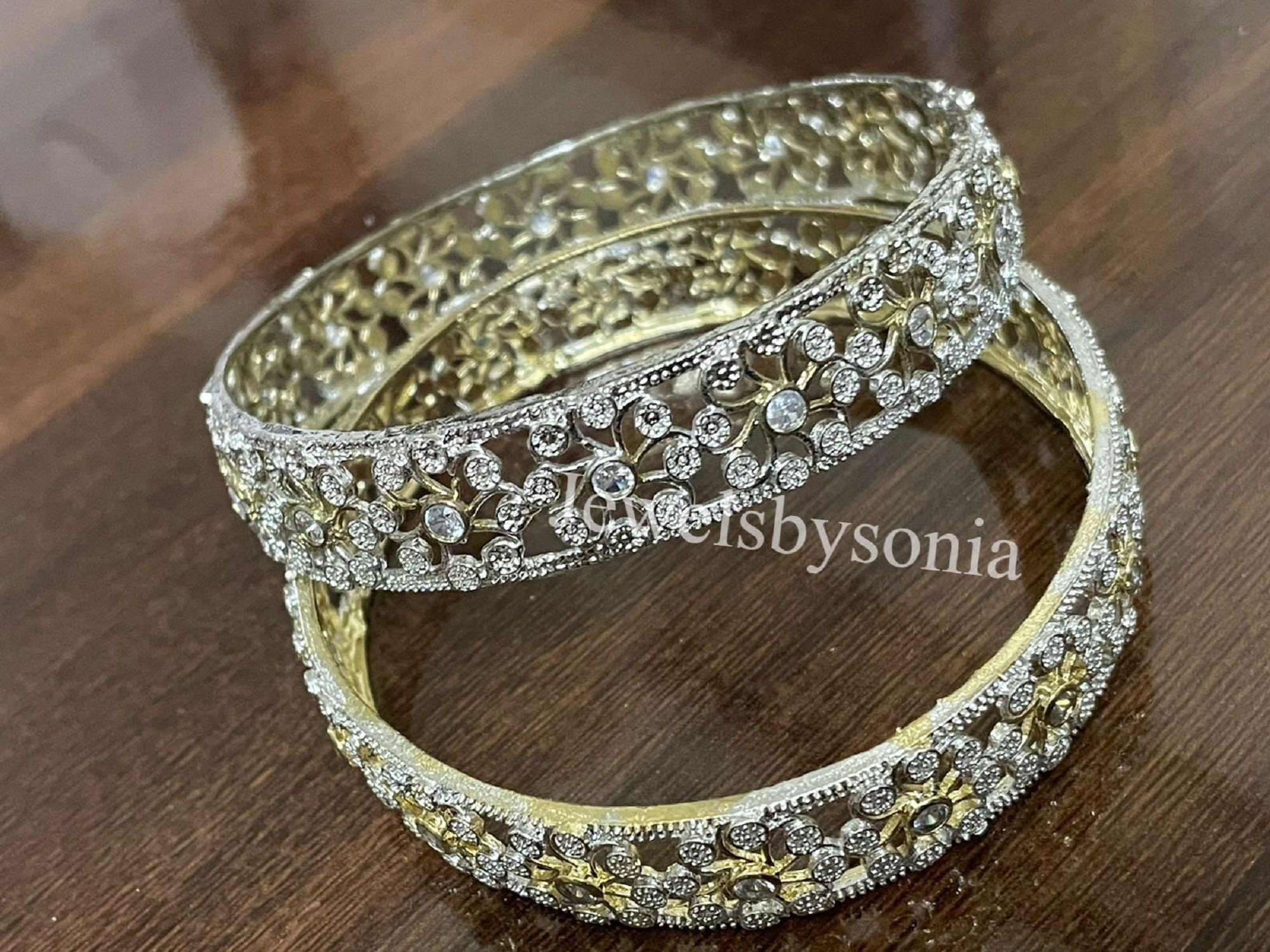 Traditional Wedding Bangles Gold Bangles Set Partywear - Etsy