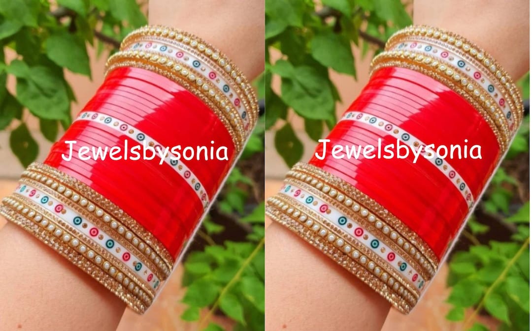 Traditional Chura Choora Bridal Choora Chooda Punjabi Bride Sikh Bride ...