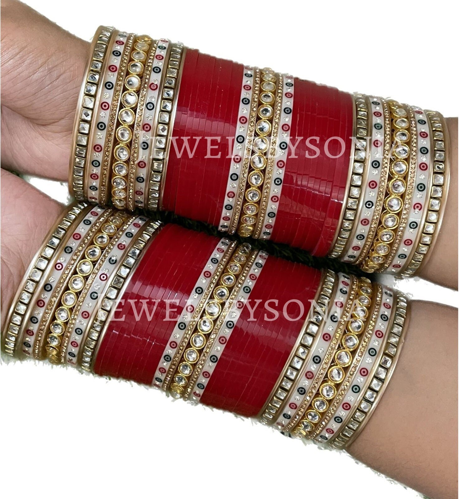 Traditional Bridal Chura. Punjabi Traditional Chuda. Wedding - Etsy