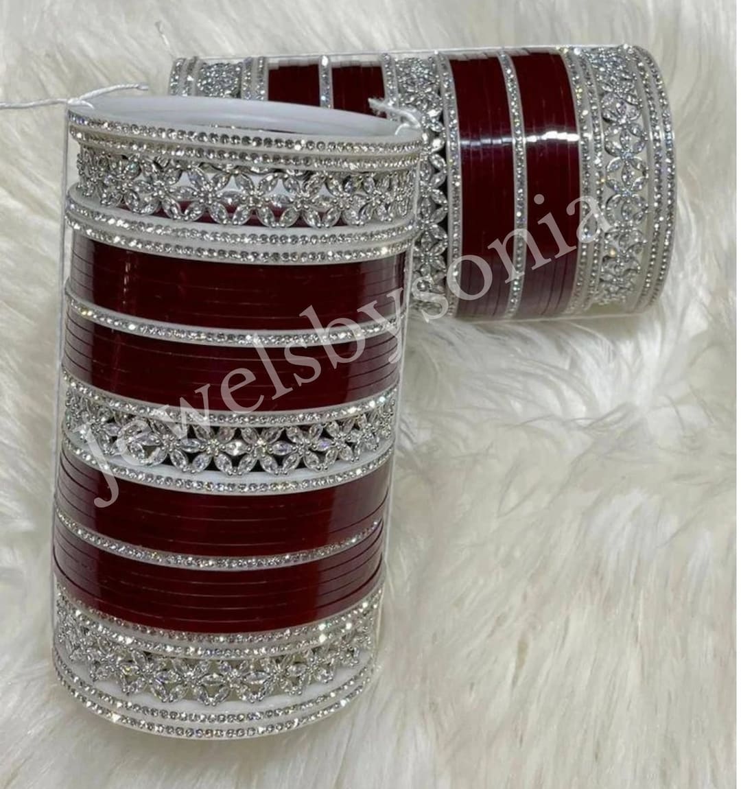 Traditional Bridal Chura. Punjabi Traditional Chuda. Wedding Bangles ...