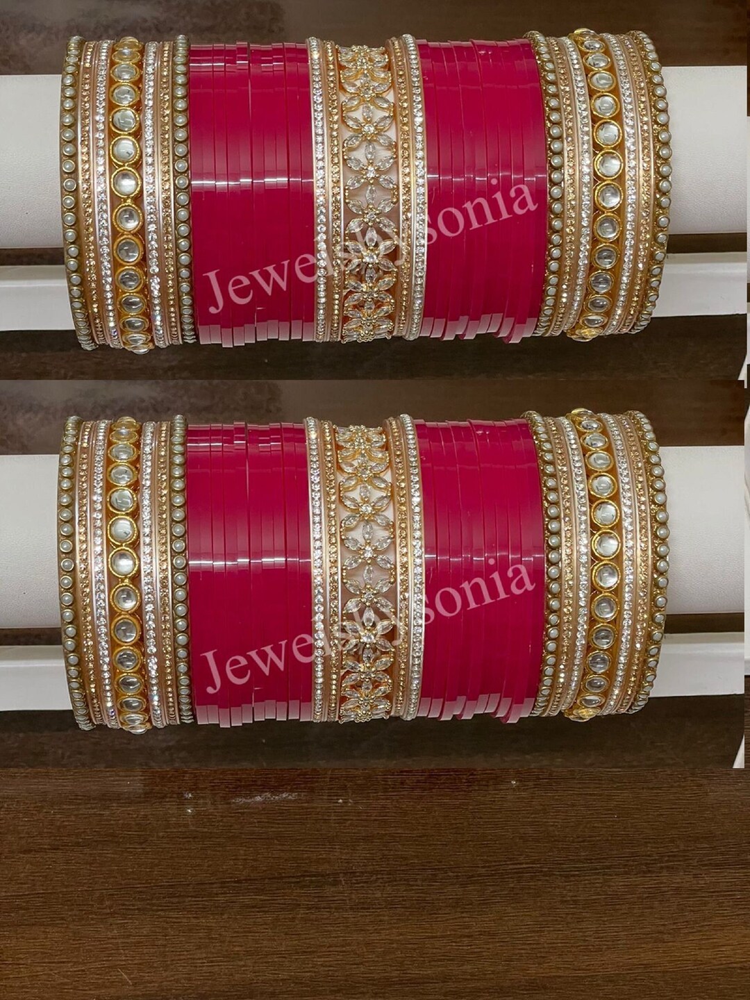 Traditional Bridal Chooda Bangles Punjabi Traditional Dotted Chuda ...