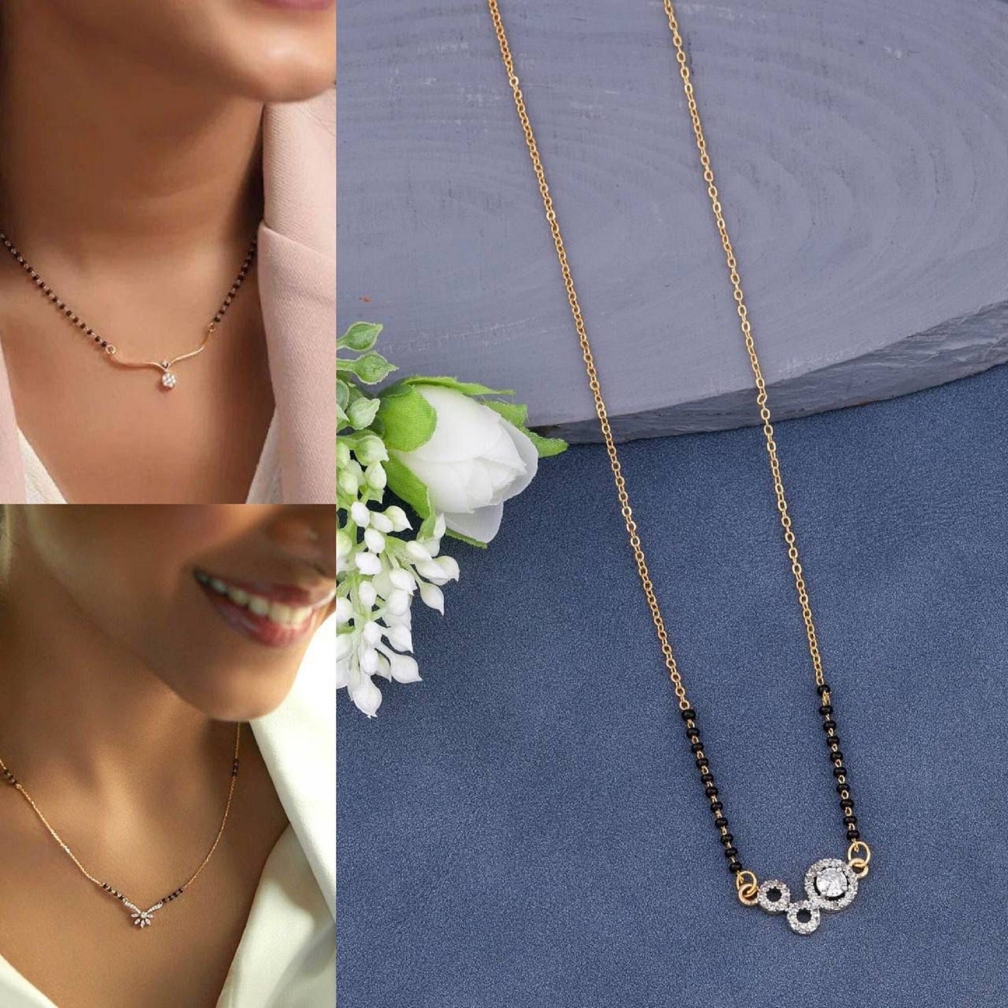 Simple Modern Mangalsutra Designs