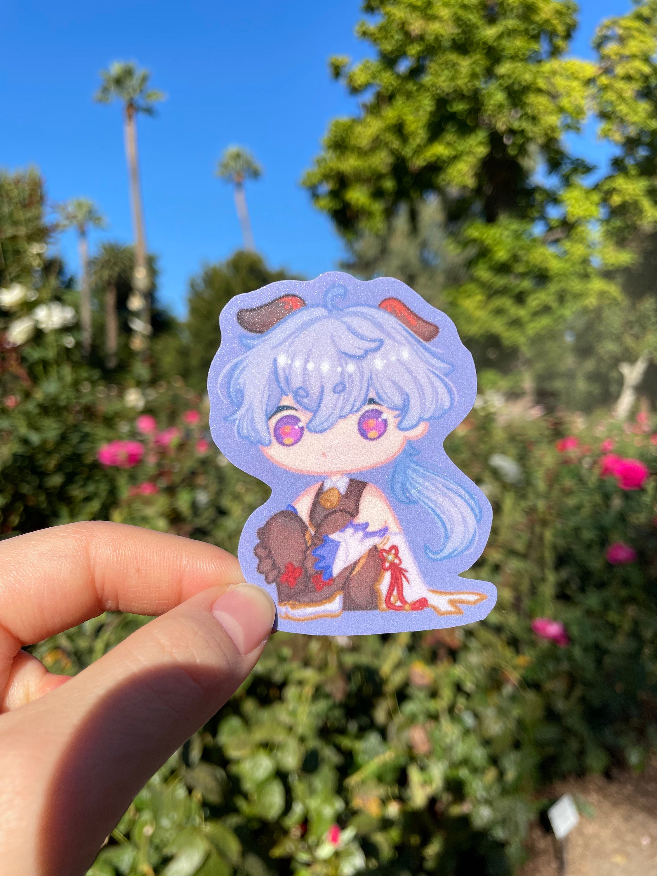 Ganyu Sticker Genshin Impact Matte Sticker - Etsy
