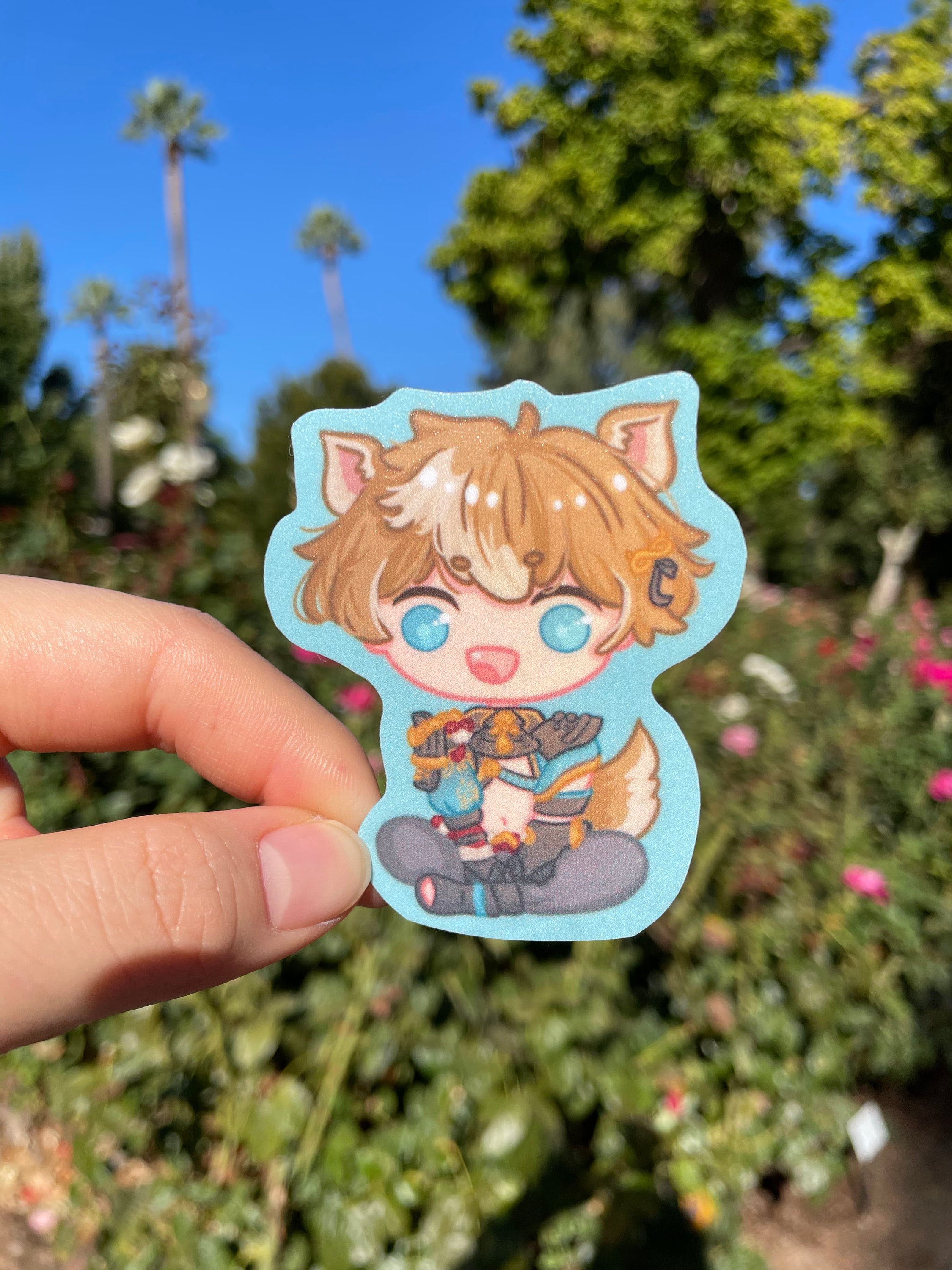 Genshin Impact Gorou Sticker Matte - Etsy