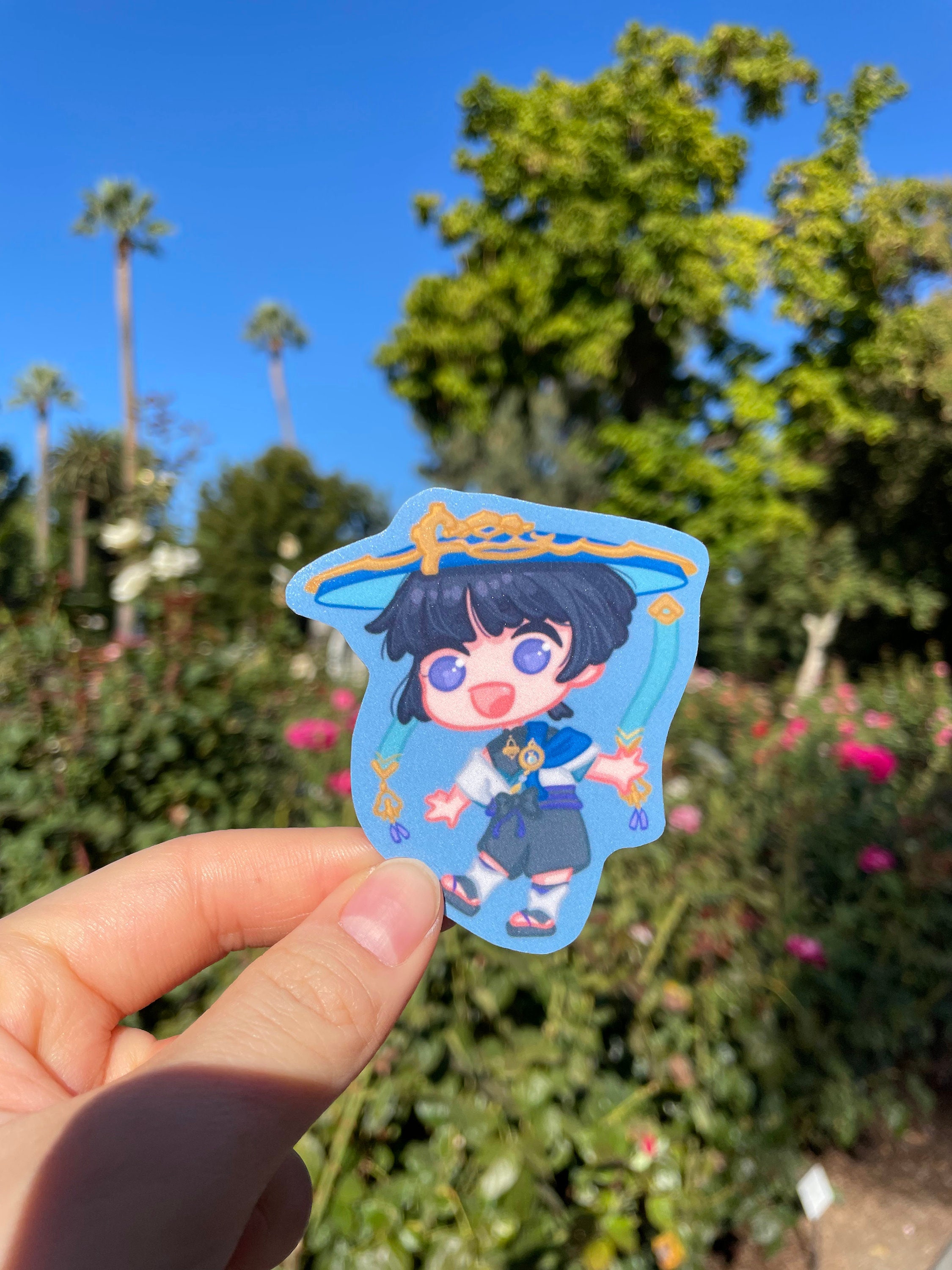 Genshin Impact Scaramouche/wanderer Matte Sticker - Etsy