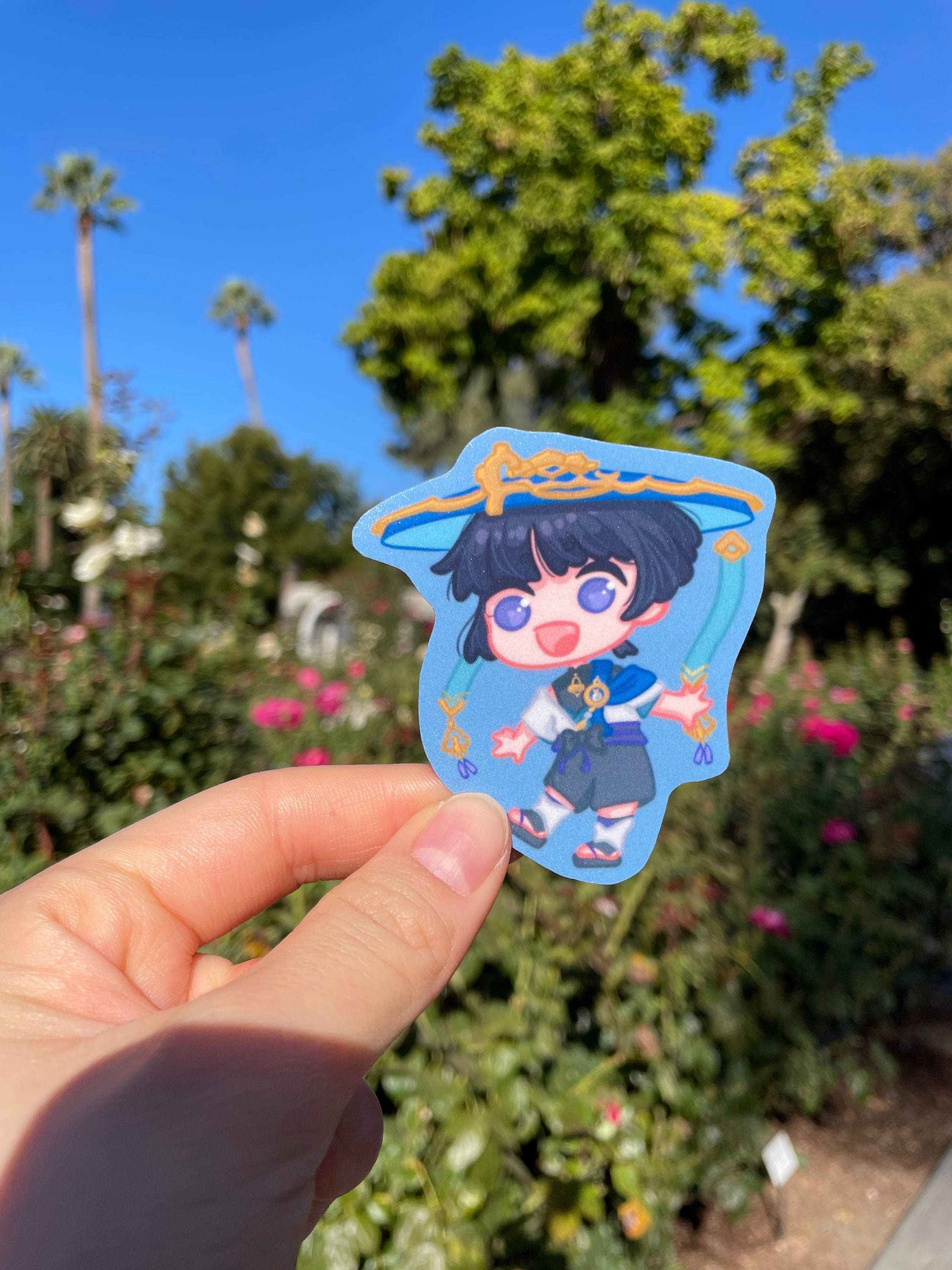 Genshin Impact Scaramouche/wanderer Matte Sticker - Etsy