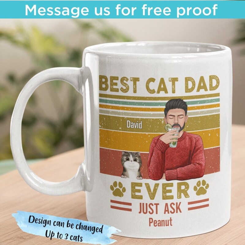 Best Cat Dad Ever - Etsy