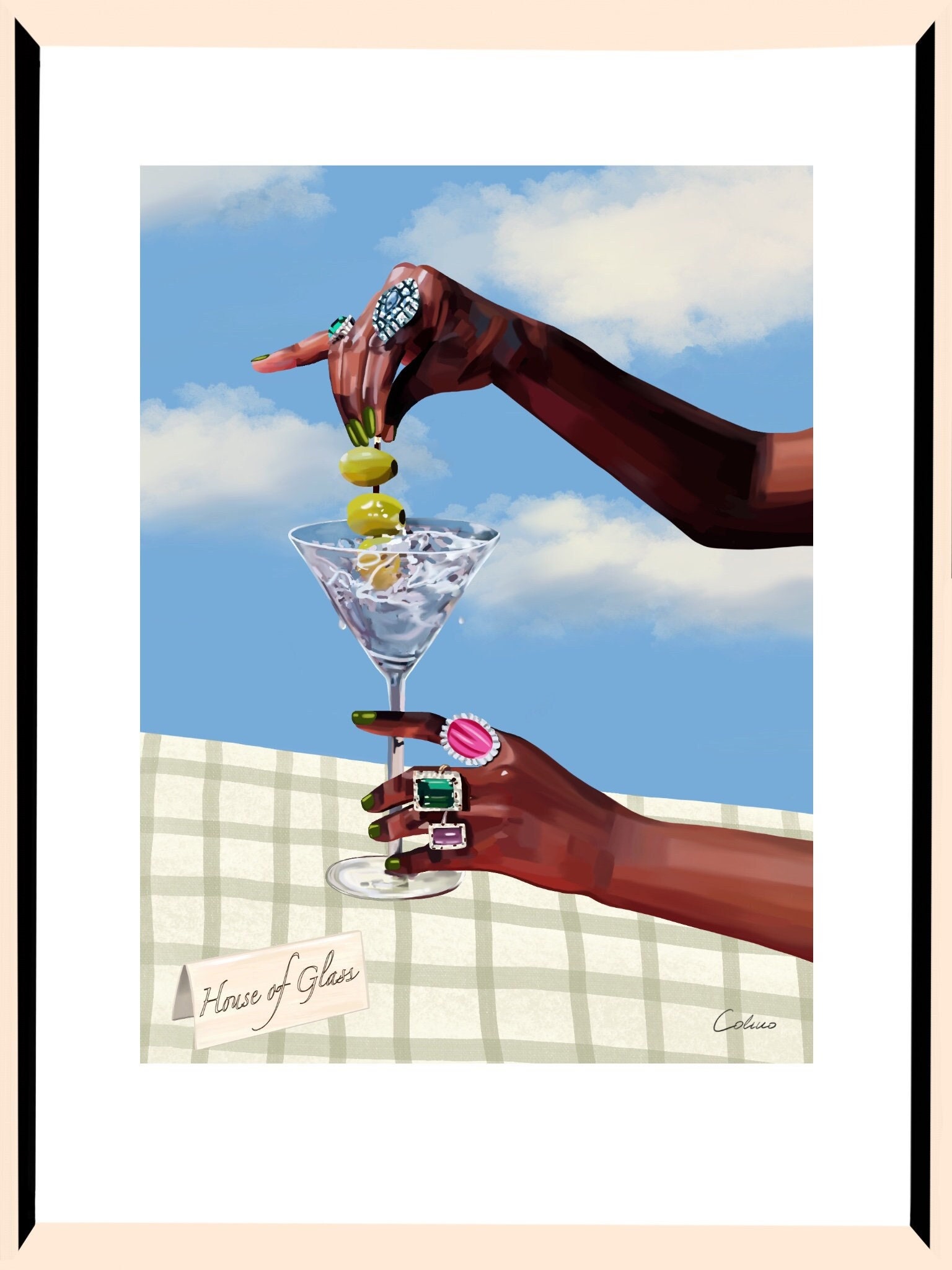 Art Print, Interior Design, Decor Illustration Print, Digital Art, Wall ...