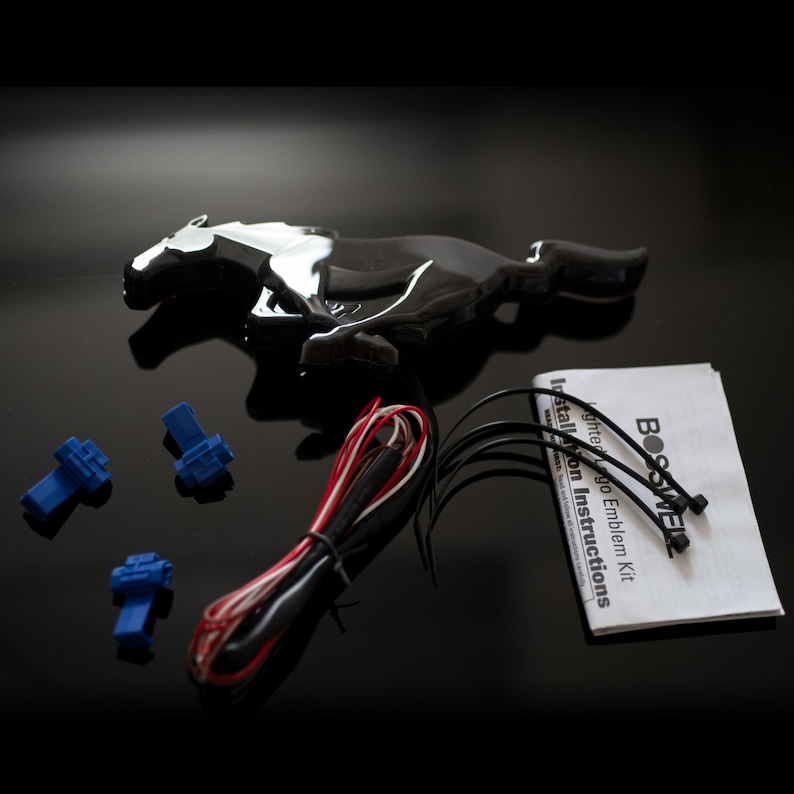 Ford Mustang Pony Emblem Officially Licensed LED Lighted 3D - Etsy