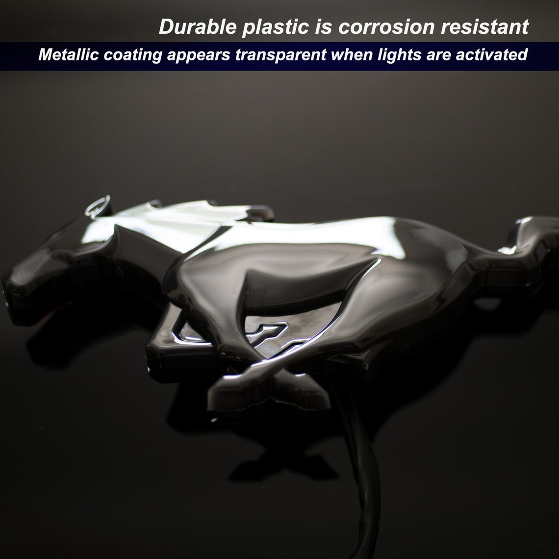 Ford Mustang Pony Emblem Officially Licensed LED Lighted 3D - Etsy