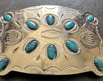 Dukes of Hazzard Bo Duke Belt Buckle RARE 1970s Vintage Abalone Shell ...