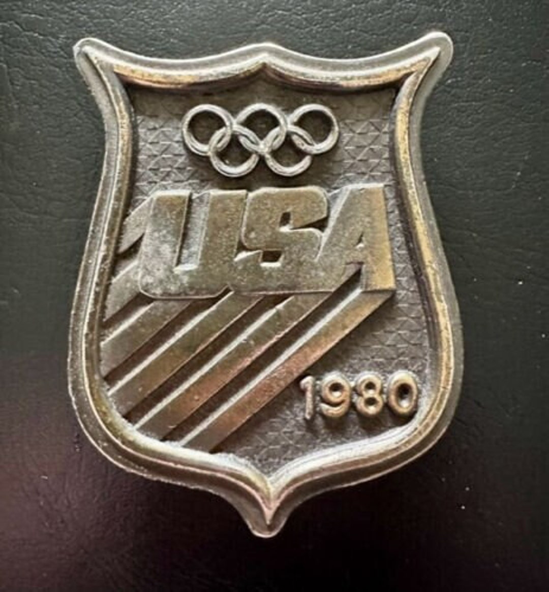 USA Olympics 1980 Logo Belt Buckle Vintage Bergamot Brass Works - Etsy