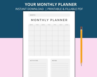 Weekly Planner Instant Digital Download A4, A5 & Half Size PDF Included ...