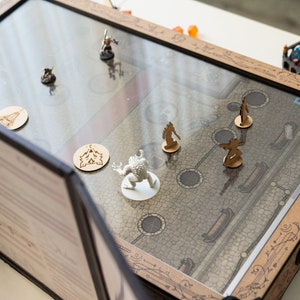 Engraved TTRPG Digital Game Board With Optional 27" LCD Monitor - Etsy