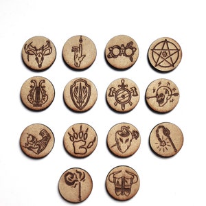 Fantasy Classes Tokens | DND 5E Tokens | RPG Accessories for Game ...