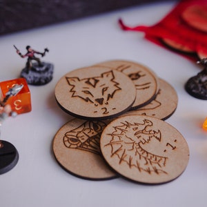 Large Monster Tokens DND 5E Tokens RPG Accessories for Game Nights ...
