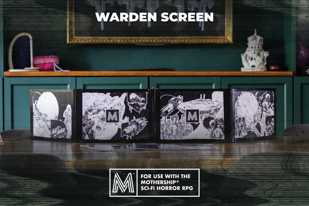 Mothership RPG Warden Screen: Battered & Rough GM Screen - Etsy