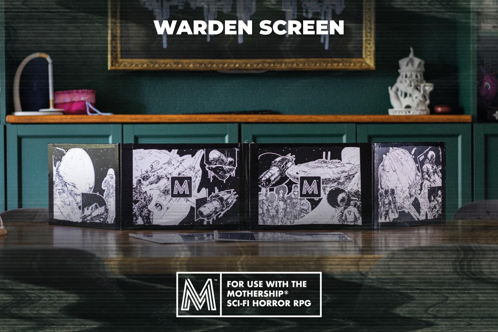 Mothership RPG Warden Screen: Battered & Rough GM Screen - Etsy