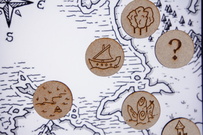 Map Marker Tokens DND 5E Tokens RPG Accessories for Game - Etsy UK