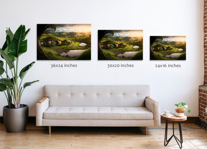The Shire Canvas Print Shire Poster Print Shire Wall Art - Etsy