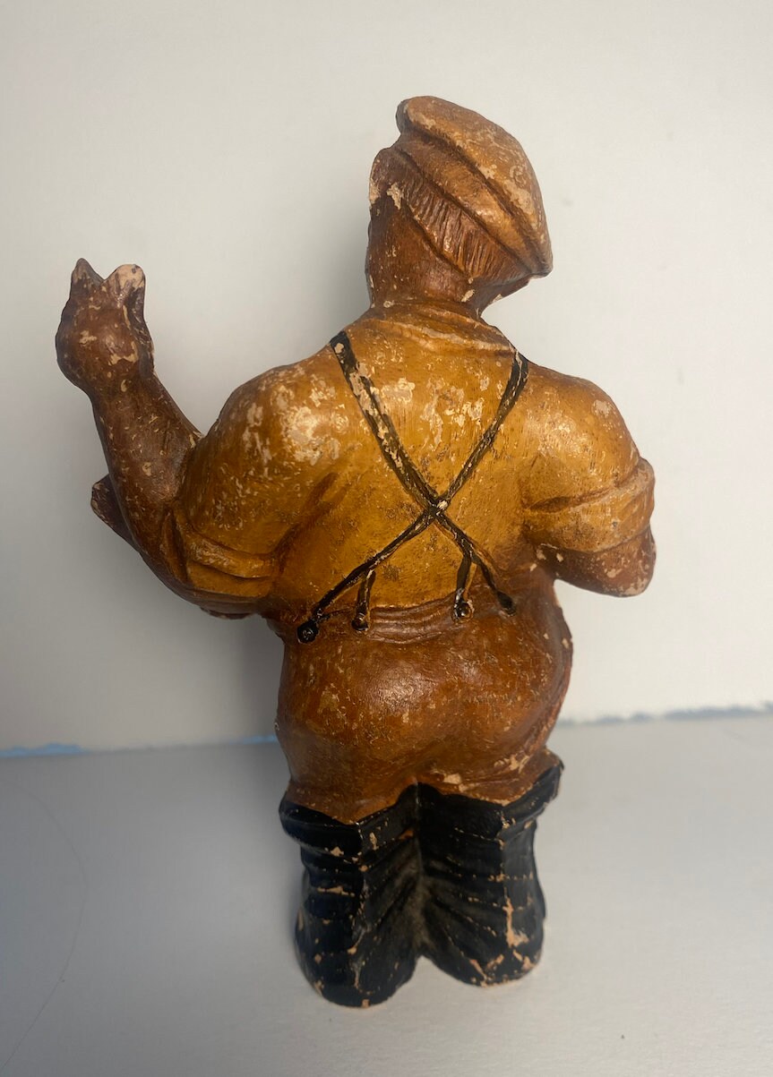 Vintage 1940s Syroco Wharf Worker Fisherman Figurine - Etsy