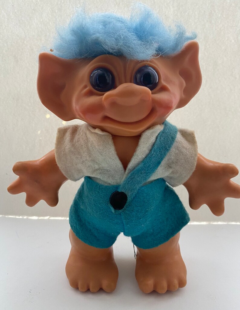 Vintage Thomas Dam Troll Doll Coin Bank - Etsy