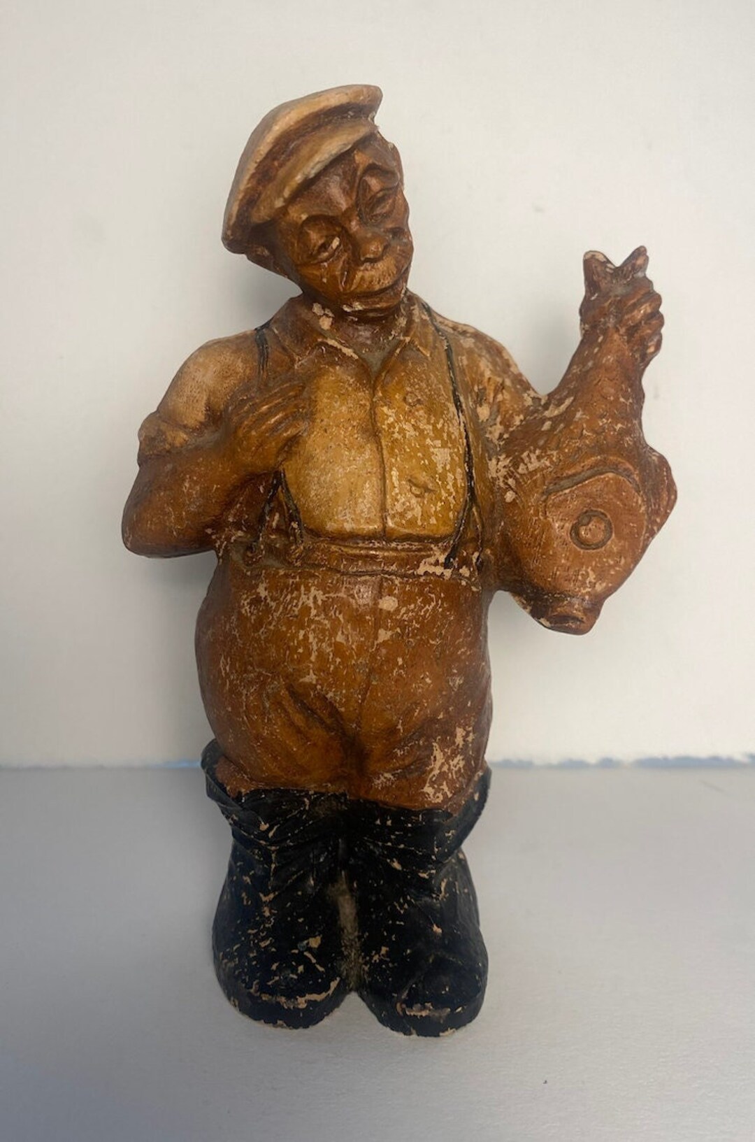 Vintage 1940s Syroco Wharf Worker Fisherman Figurine - Etsy
