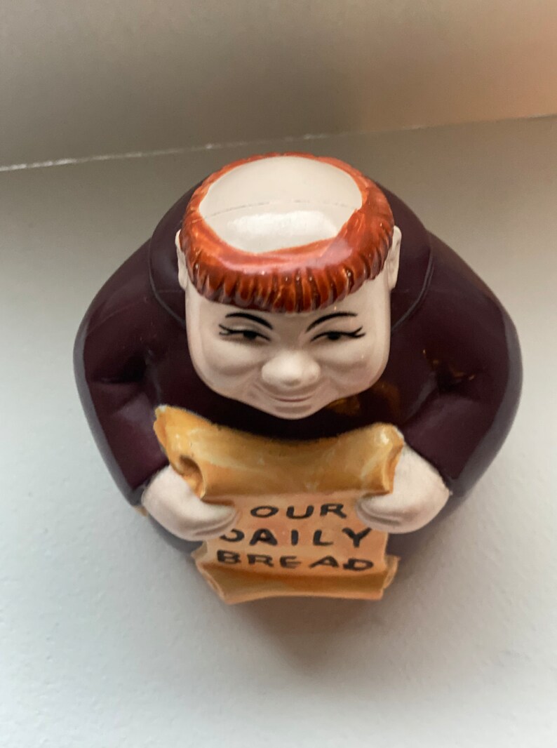 Vintage Monk Bank Our Daily Bread Sign in Hands - Etsy